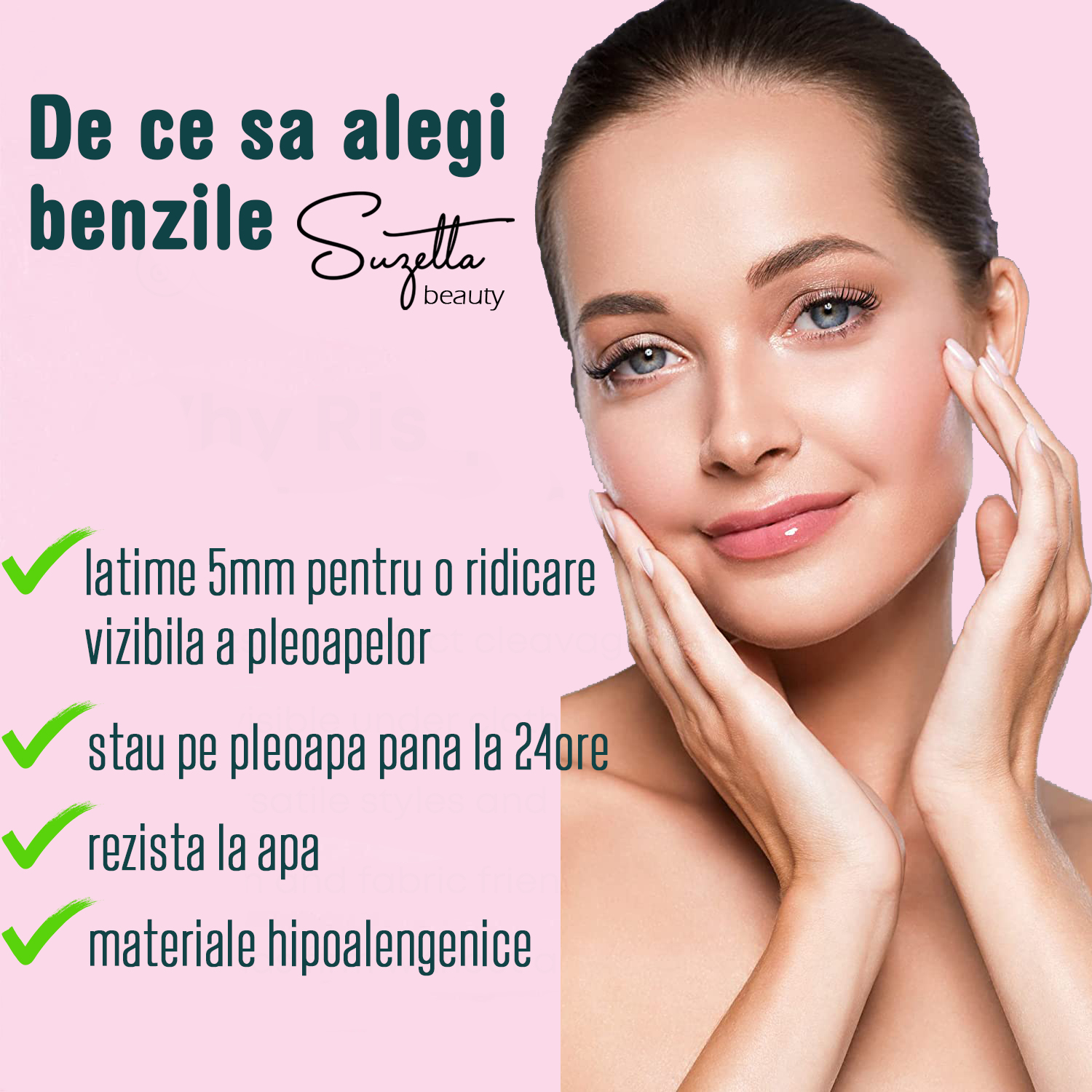 Benzi Ridicare Pleoape Cazute, latime 5mm x 120bucati, invizibile ...